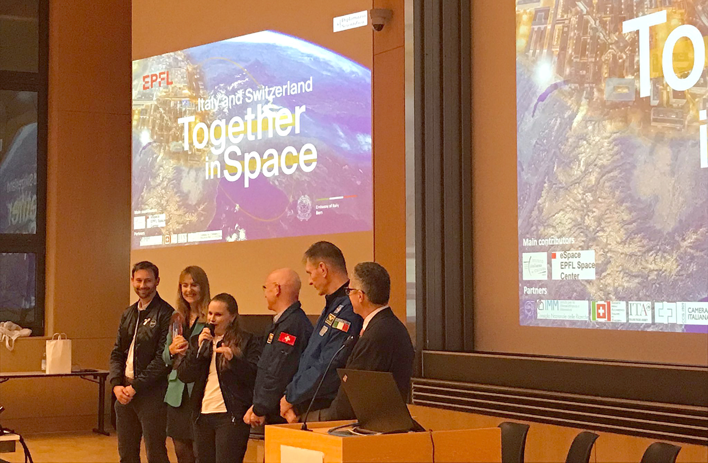 Two events celebrating Italy and Switzerland in space – eSpace – EPFL Space Center